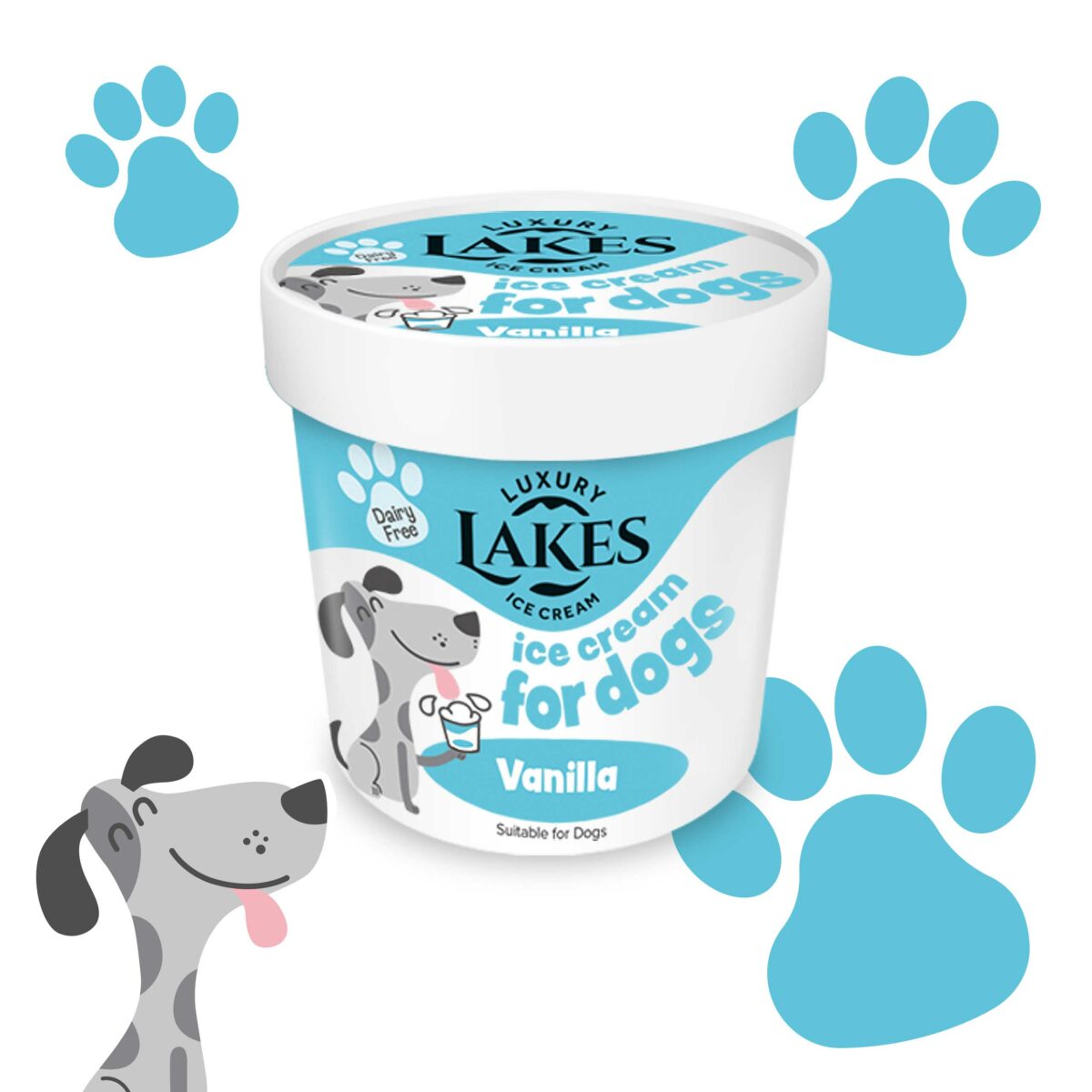 Vanilla Dog Ice Cream - Luxury Lakes Ice Cream